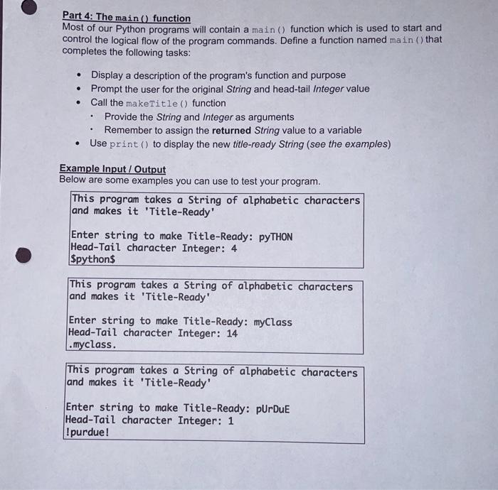 Solved Assignment Description: In this assignment you will | Chegg.com