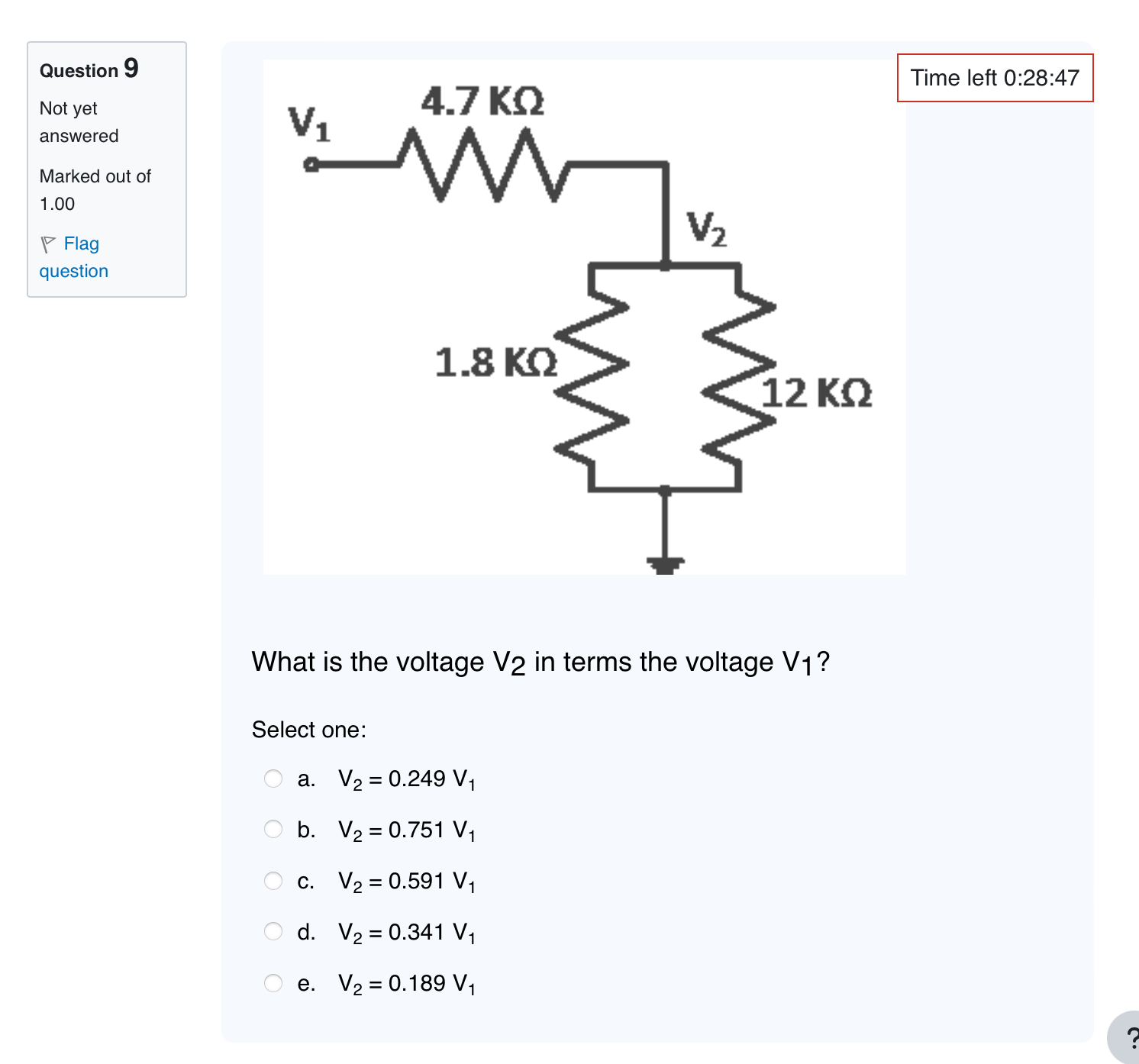 Solved Table Question 9 Not Yet Answered Marked Out 