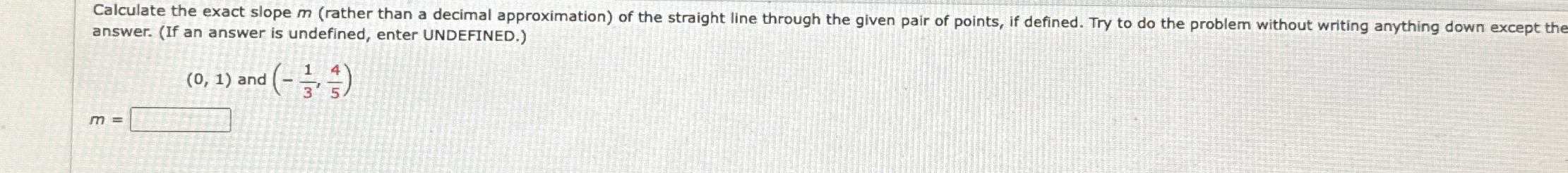 Solved answer. (If an answer is undefined, enter | Chegg.com