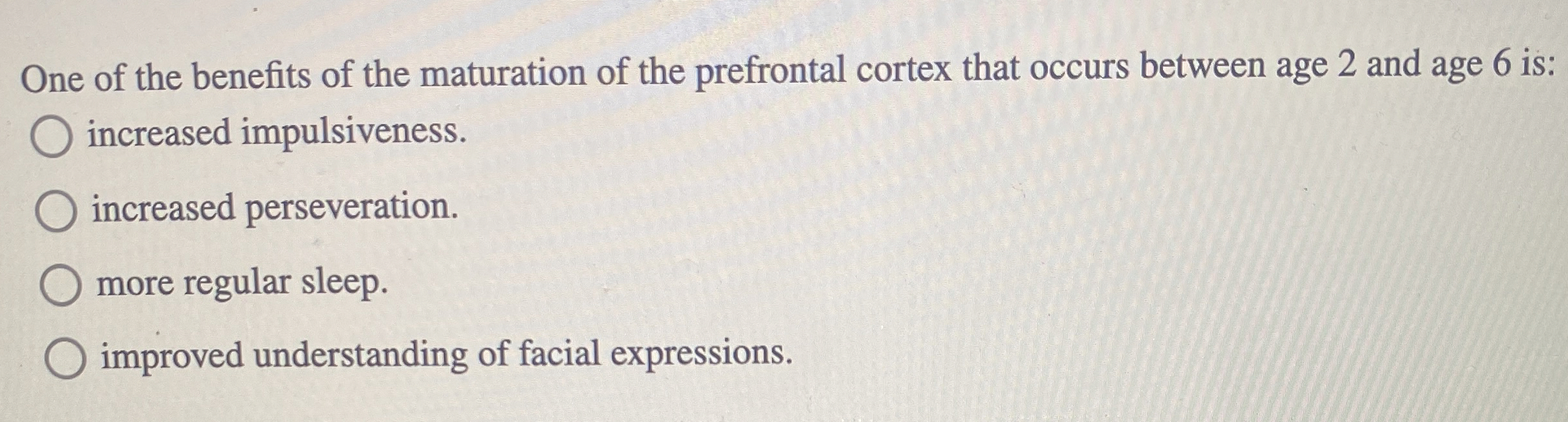 Solved One of the benefits of the maturation of the | Chegg.com