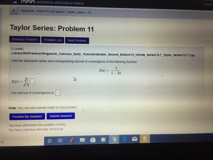 Solved IVAA MATHEMATICAL ASSOCIATION OF AMERICA Logged | Chegg.com Solved IVAA MATHEMATICAL ASSOCIATION OF AMERICA Logged | Chegg.com
