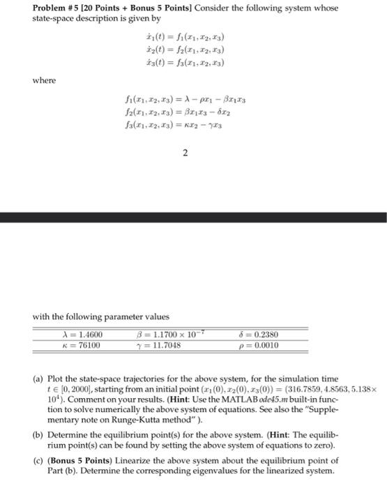 Solved Problem 5 20 Points Bonus 5 Points Consider The 