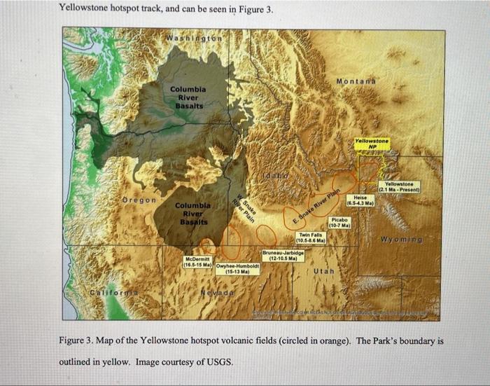 [Solved]: 13. Using Google Earth, locate the Yellowstone Ca