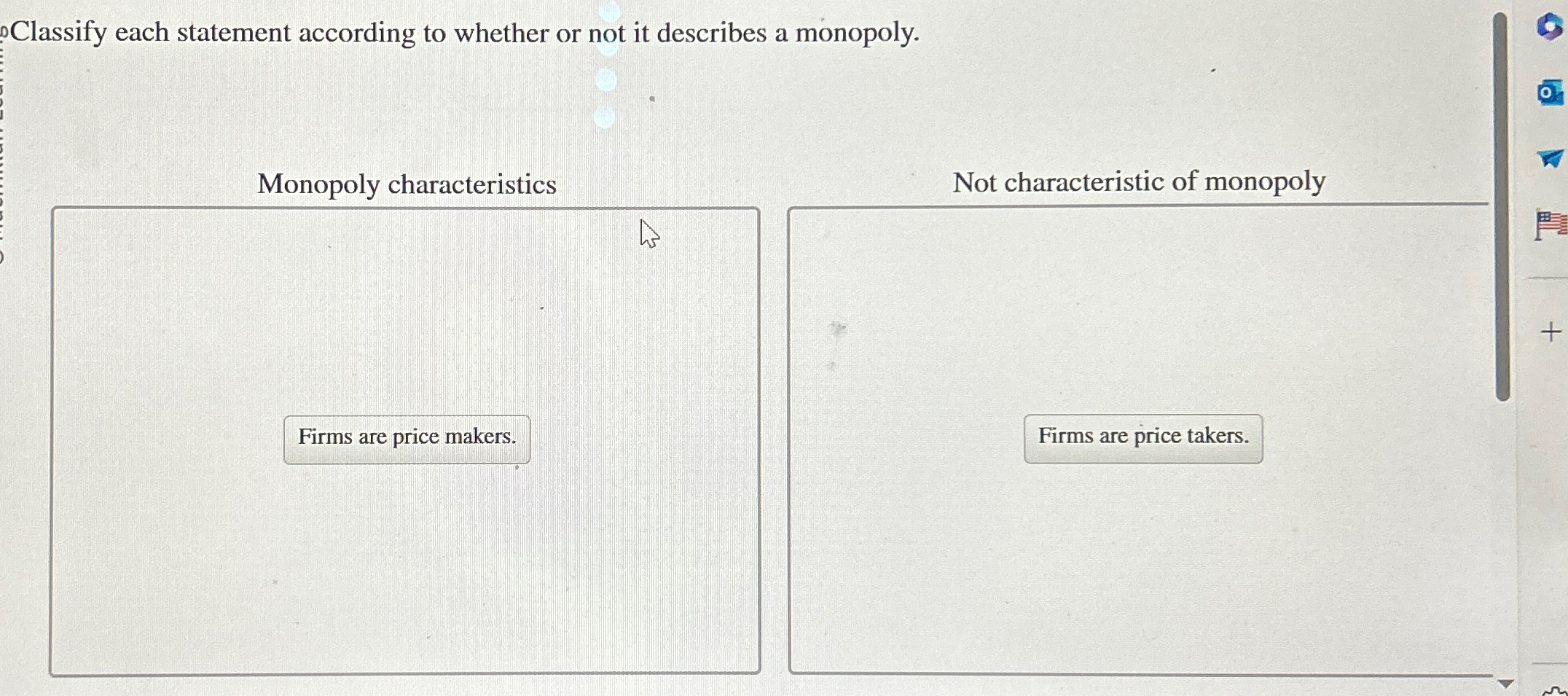 Solved Classify each statement according to whether or not | Chegg.com