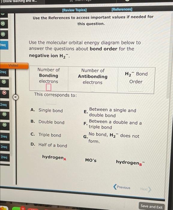 Solved req req € Ⓡ 2req €8 2req 2req 2req [Review Topics] | Chegg.com