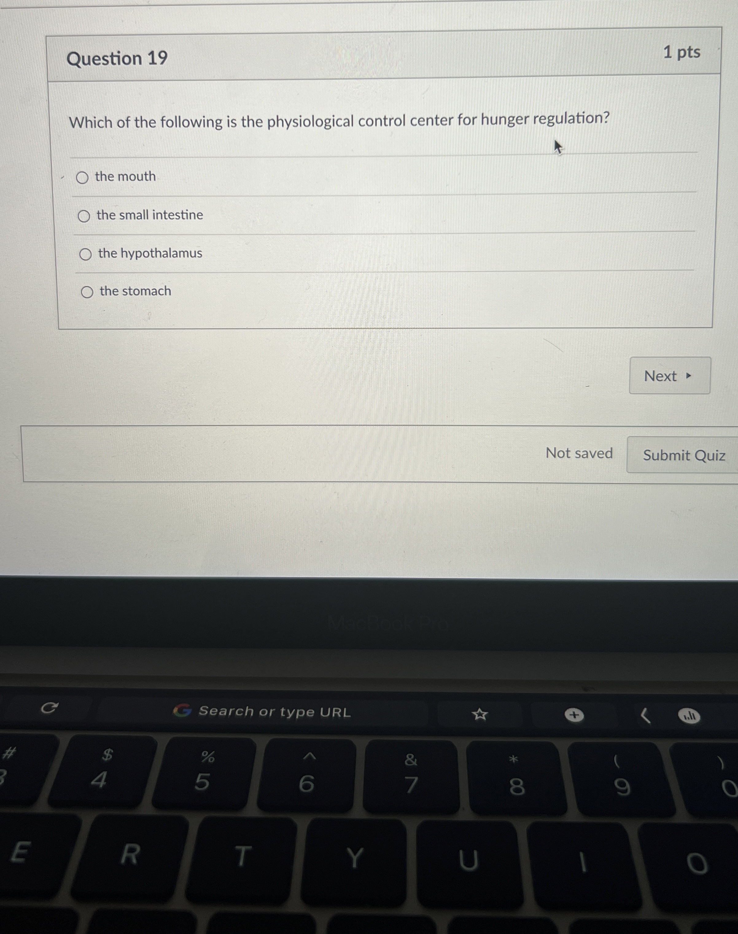 Solved Question 191 ﻿ptsWhich of the following is the | Chegg.com