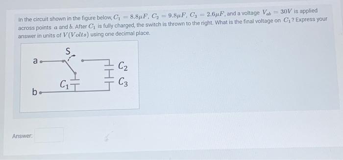 Solved In the circuit shown in the figure below, | Chegg.com