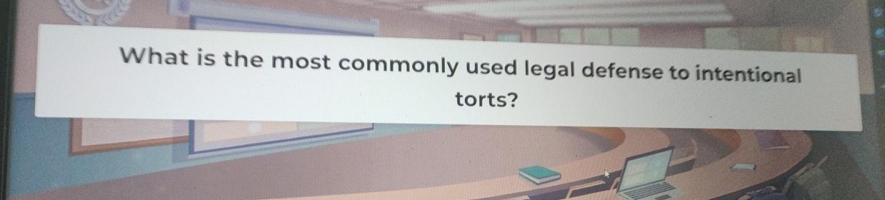 Solved What is the most commonly used legal defense to | Chegg.com