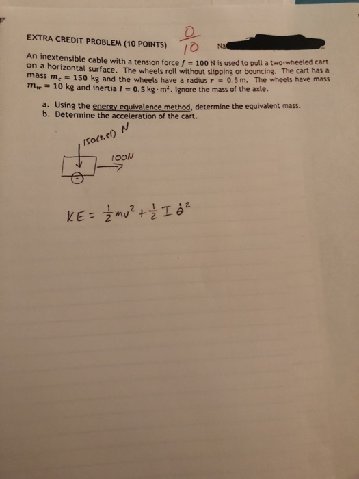 Solved EXTRA CREDIT PROBLEM (10 POINTS) 10 Nat An | Chegg.com