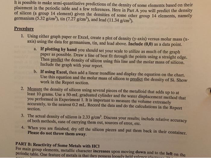Density Trend On Periodic Table