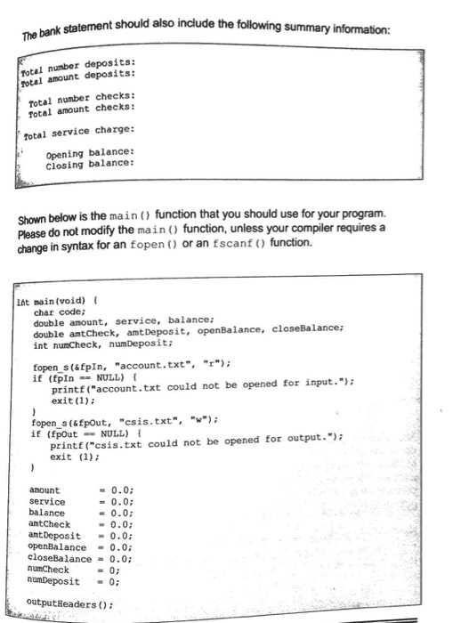 Solved Checking Account Lab monthly checking ansactions. An | Chegg.com