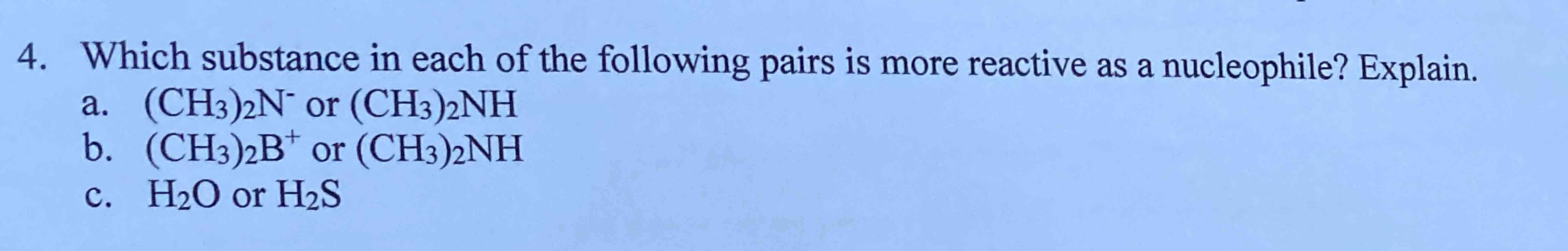 Solved Which substance in ﻿each of ﻿the following pairs is | Chegg.com