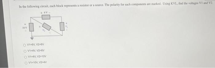 Solved In the following circuit, each block represents a | Chegg.com