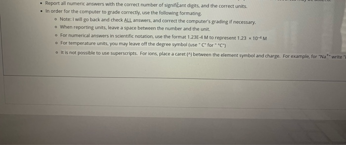 Solved • Report all numeric answers with the correct number | Chegg.com