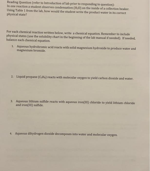 Solved Reading Question (refer to Introduction of lab prior | Chegg.com