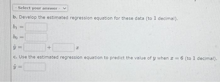 Solved Given are five observations collected in a regression | Chegg.com