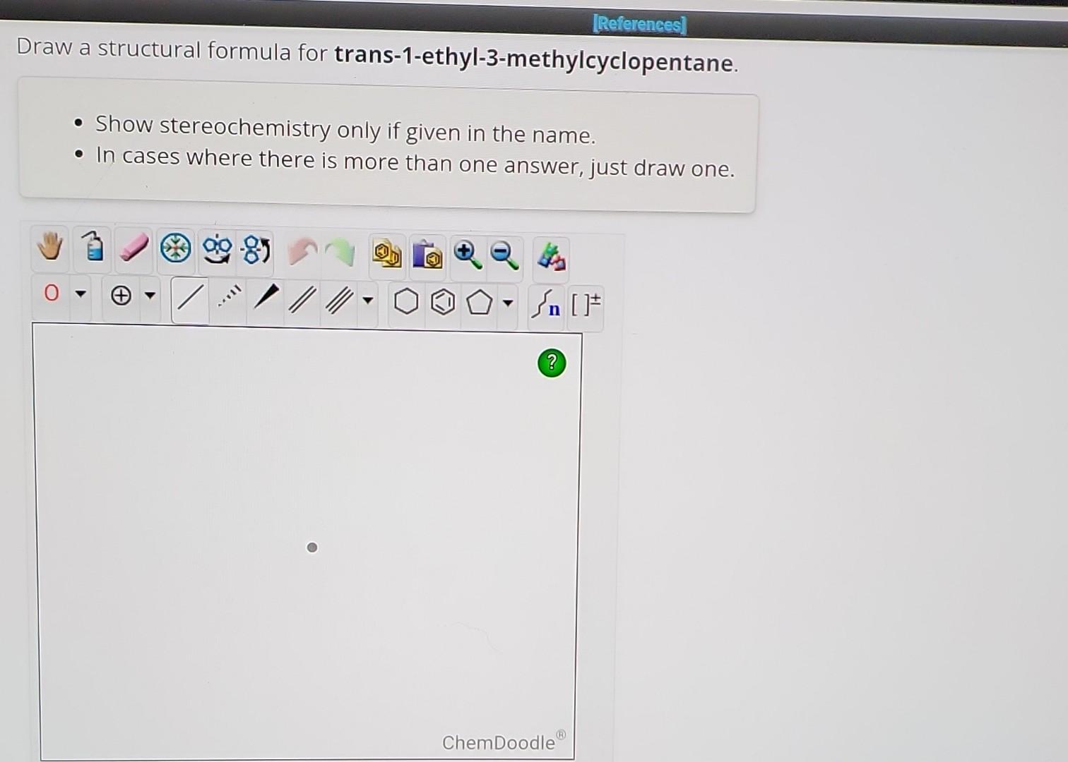 Solved Write an acceptable IUPAC name for the compound | Chegg.com
