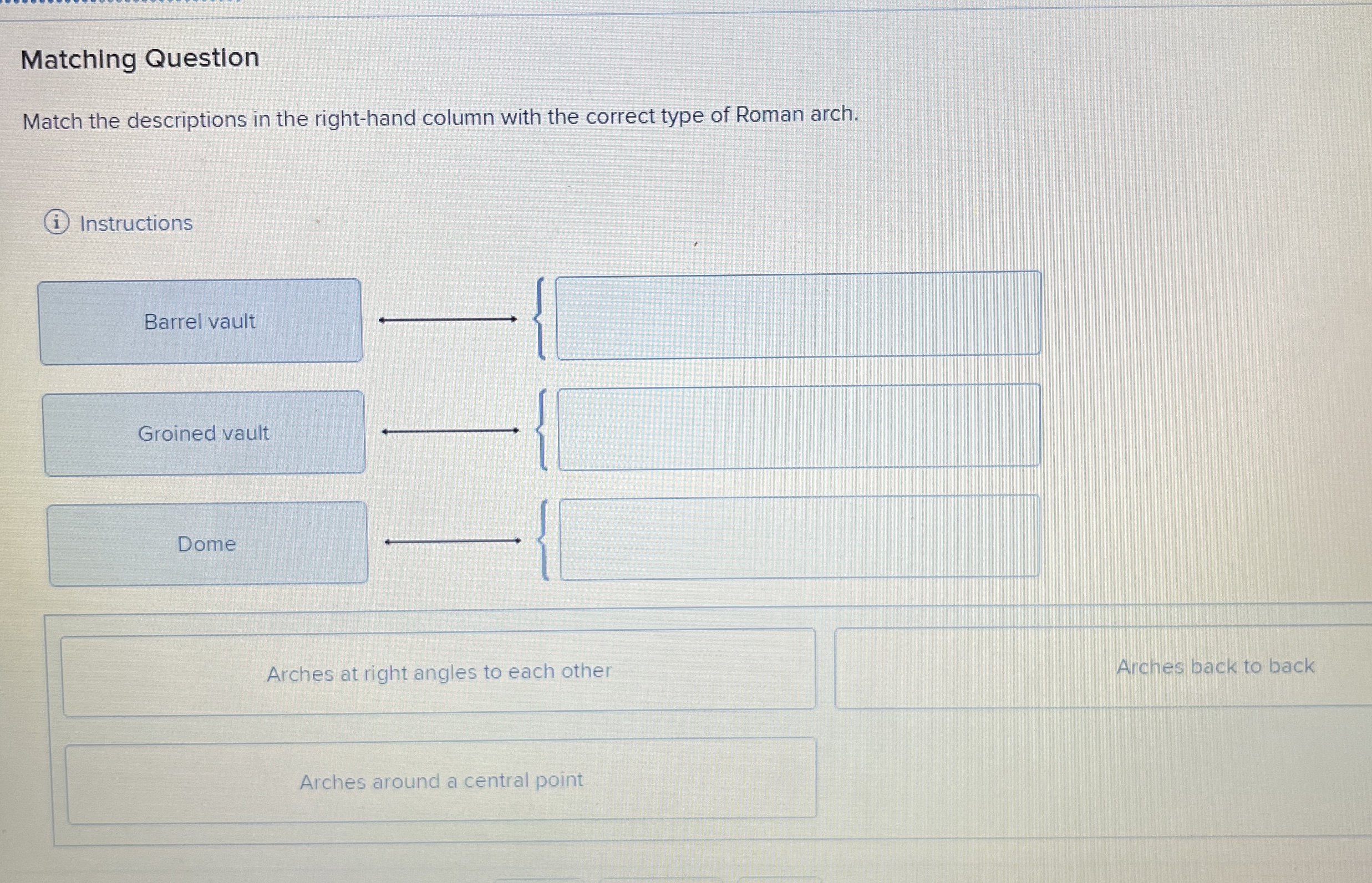 Solved Matching QuestlonMatch the descriptions in the | Chegg.com