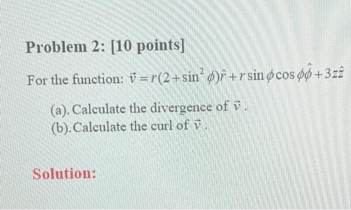 Solved Problem 2 10 Points For The Function 5048