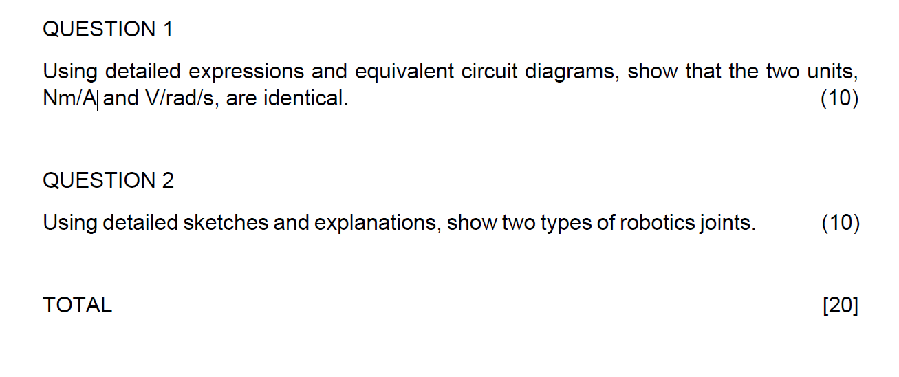 Solved QUESTION 1Using detailed expressions and equivalent | Chegg.com