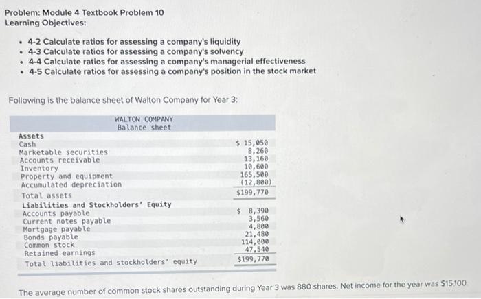 Solved Problem: Module 4 Textbook Problem 10 Learning | Chegg.com