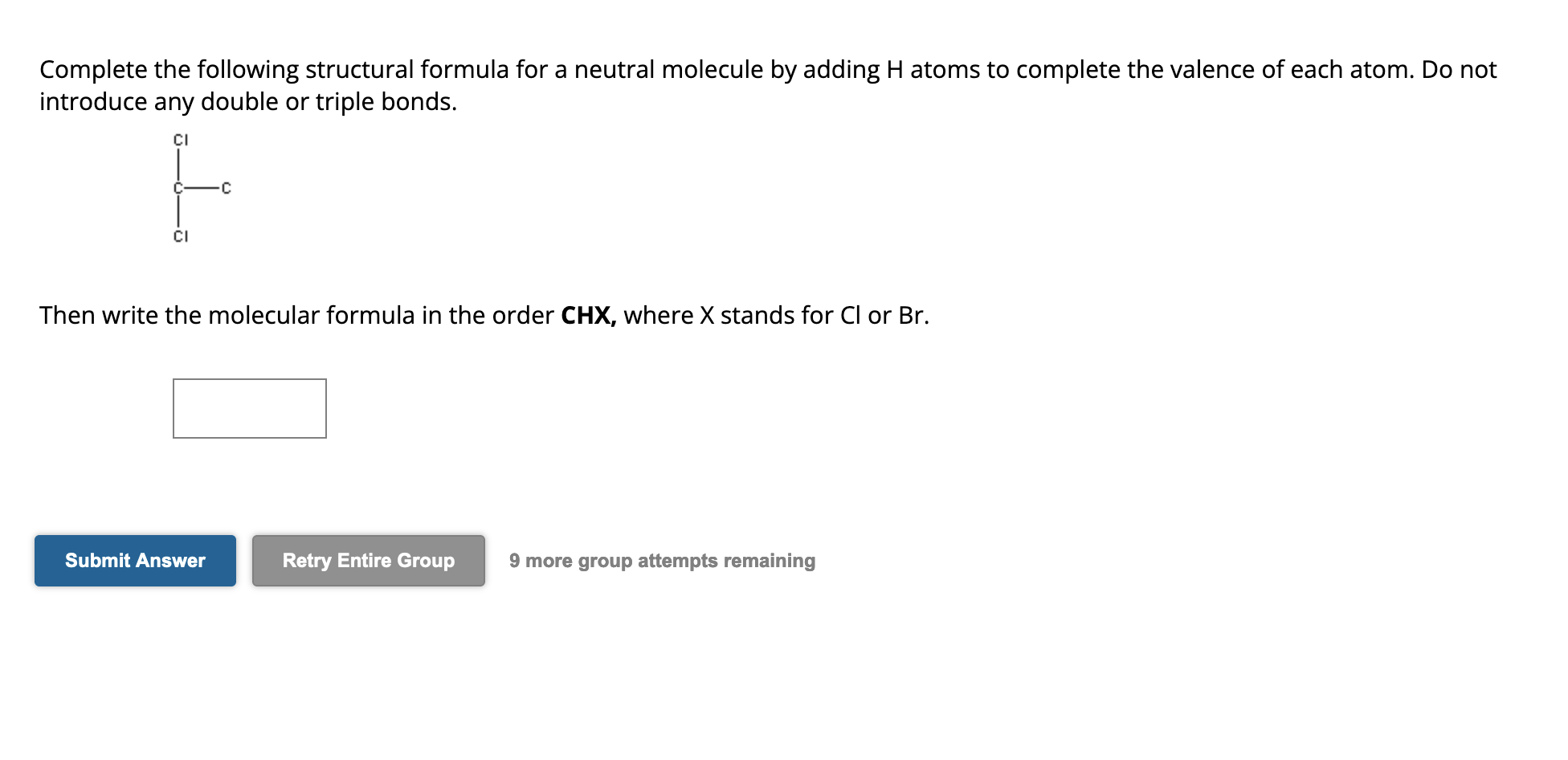 Solved Complete the following structural formula for a | Chegg.com
