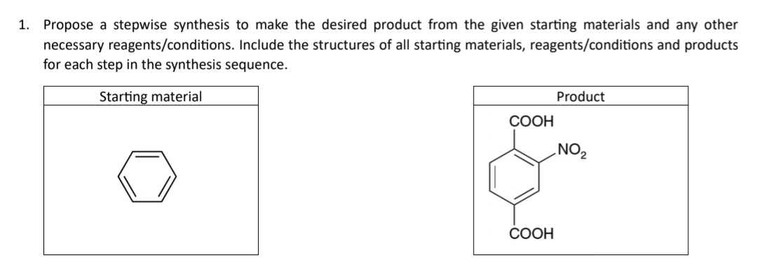 Solved Propose a stepwise synthesis to make the desired | Chegg.com