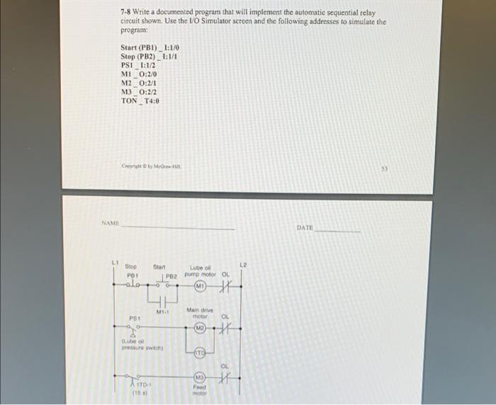 Solved 7-8 Write a documented program that will implement | Chegg.com