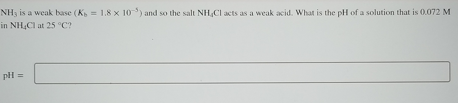 Solved NH3 ﻿is a weak base | Chegg.com