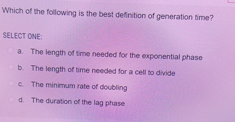 Solved Which of the following is the best definition of | Chegg.com