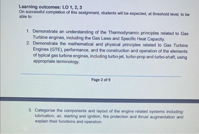 Solved Learning outcomes: LO 1, 2, 3 On successful | Chegg.com