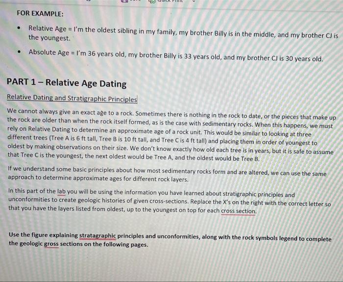 Solved FOR EXAMPLE: Relative Age = I'm the oldest sibling in | Chegg.com