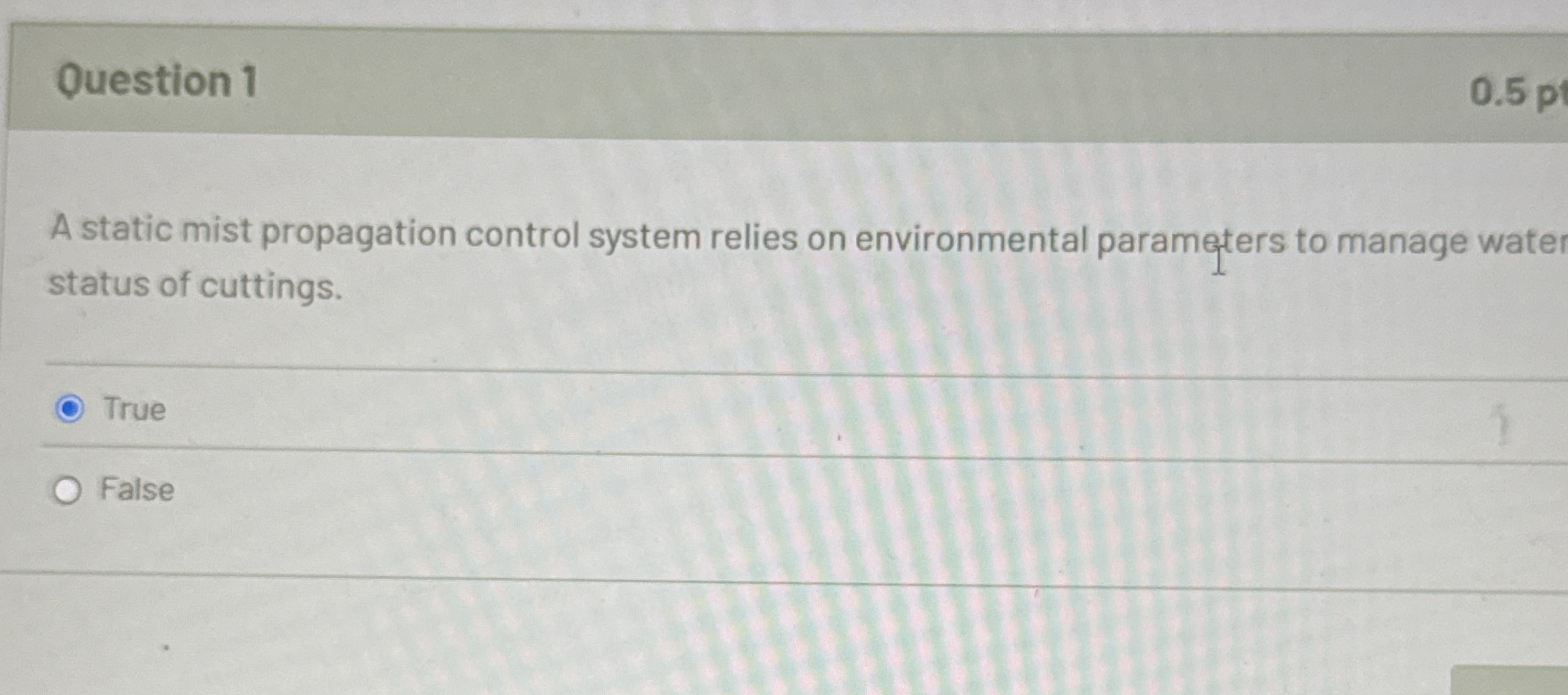 Solved Question 1A static mist propagation control system | Chegg.com