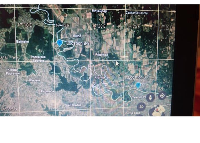 Solved Below is a link to a map in Google Earth Web Version. | Chegg.com