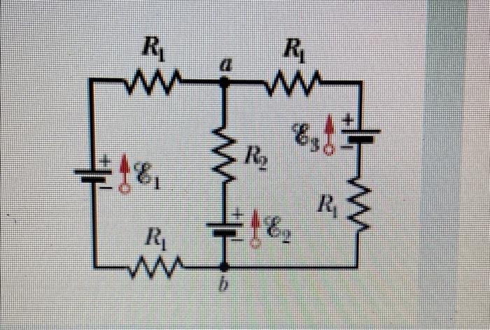 Solved The following figure shows an electrical circuit with | Chegg.com