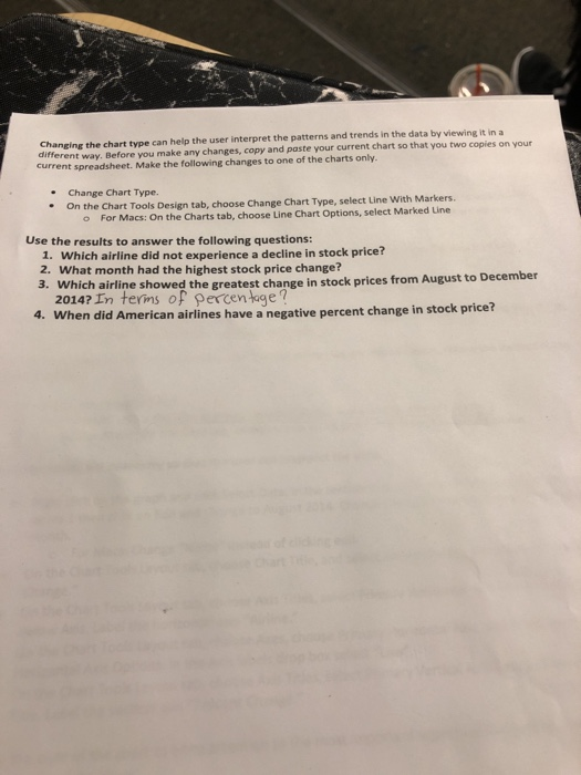 EXERCISE 7: CREATING A CLUSTERED COLUMN AND LINE | Chegg.com