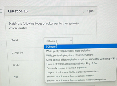 Solved Question 184 ﻿ptsMatch the following types of | Chegg.com