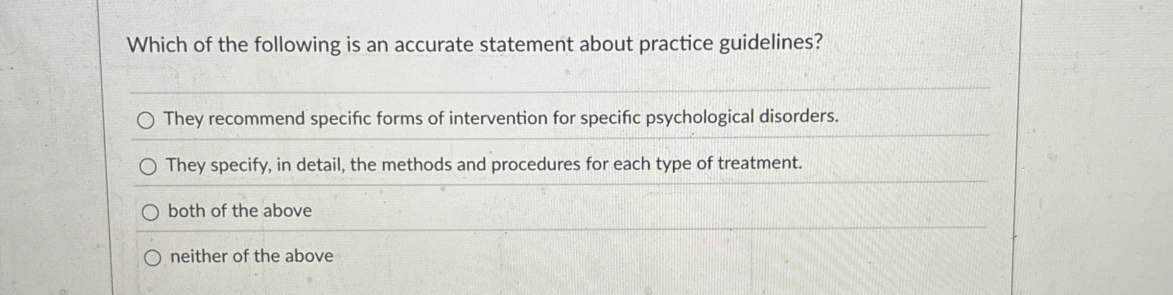 Solved Which of the following is an accurate statement about | Chegg.com