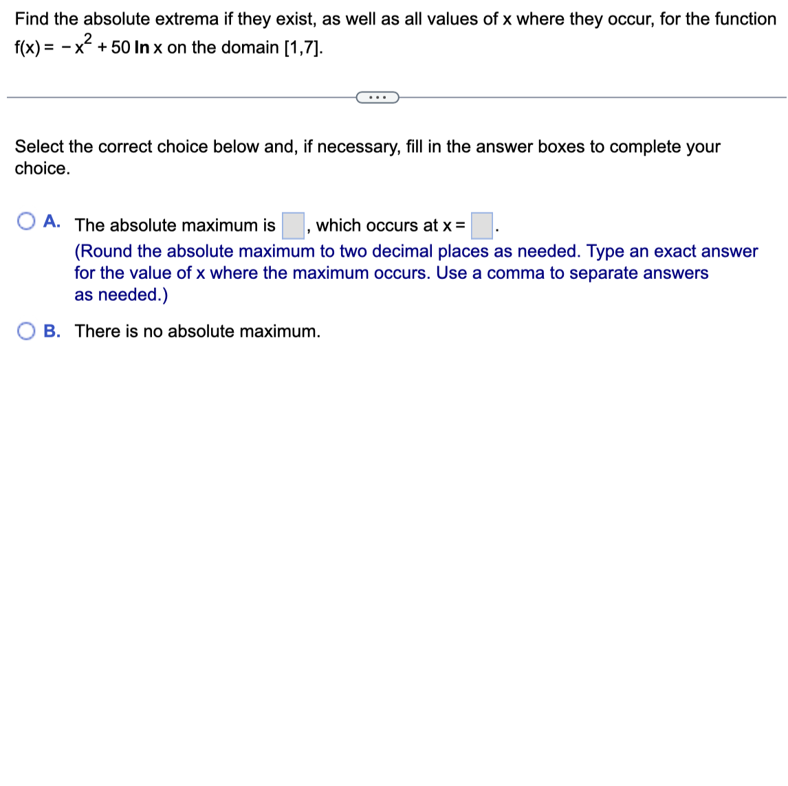 Solved Find the absolute extrema if they exist, as well as | Chegg.com