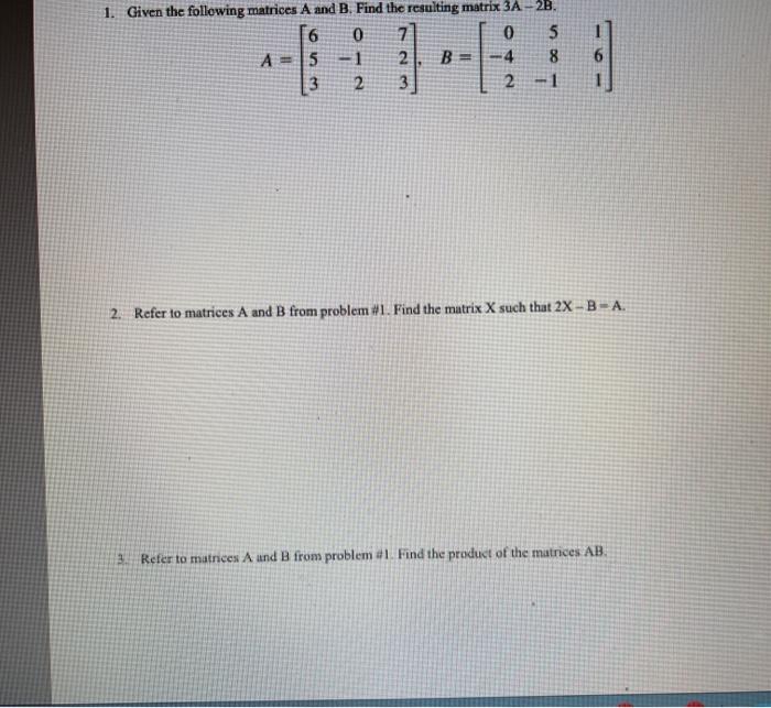 Solved please help me! i am look for answer number 3 but you | Chegg.com