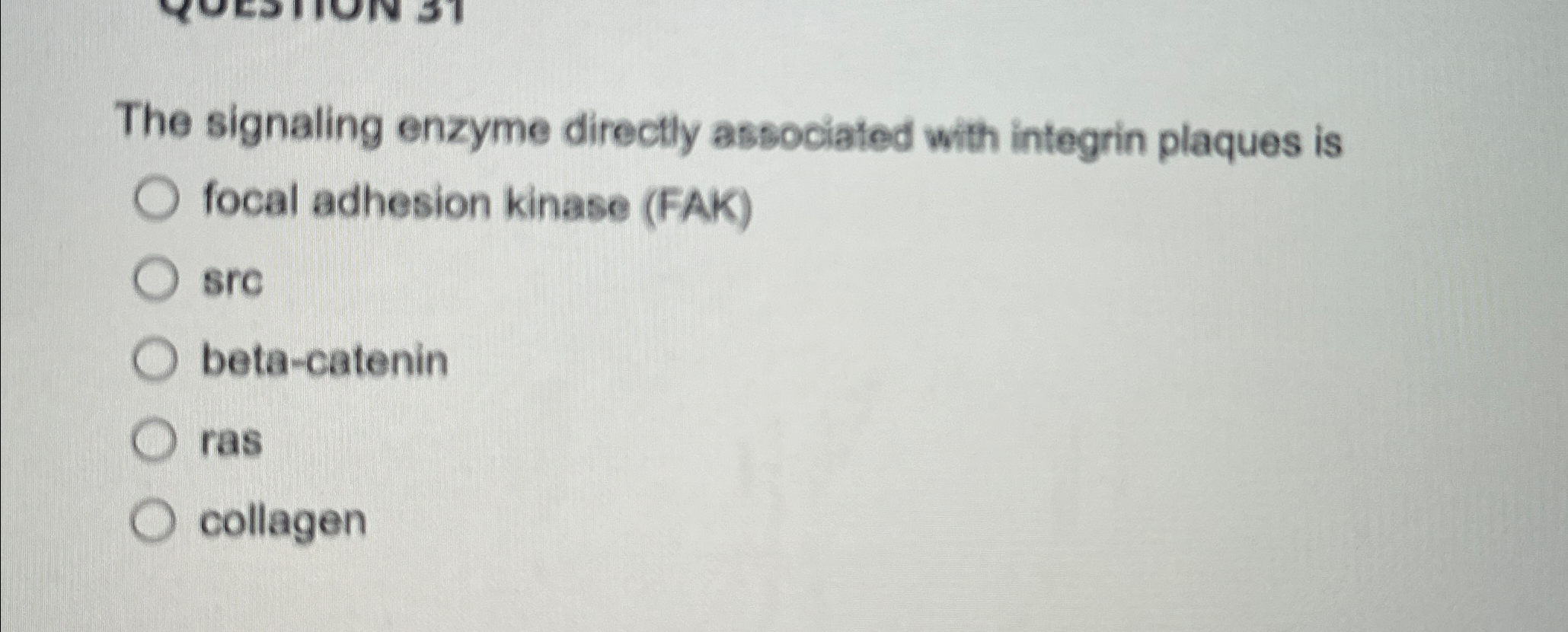 Solved The signaling enzyme directly associated with | Chegg.com