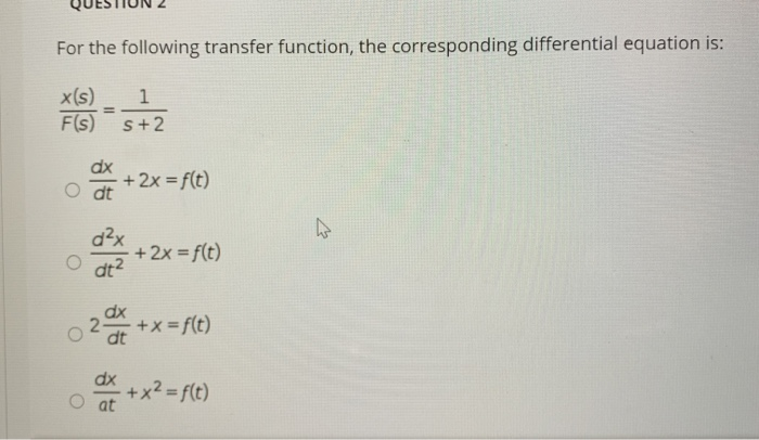 Solved For the following transfer function, the | Chegg.com