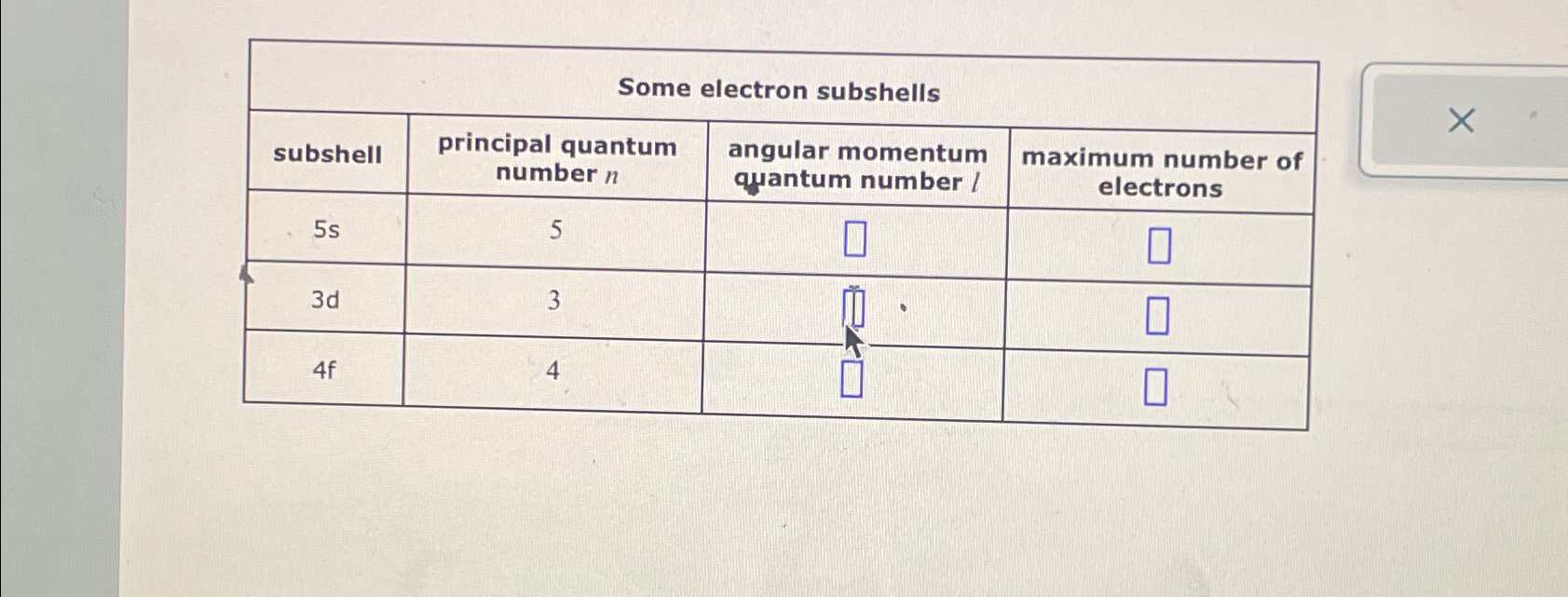 Solved \table[[Some electron | Chegg.com