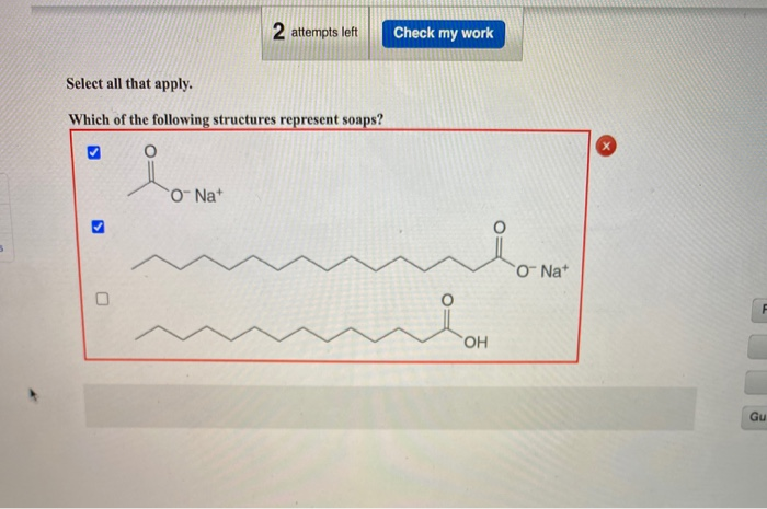 Solved 2 attempts left Check my work Select all that apply. | Chegg.com