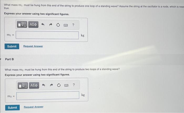 Solved One end of a horizontal string of linear density | Chegg.com
