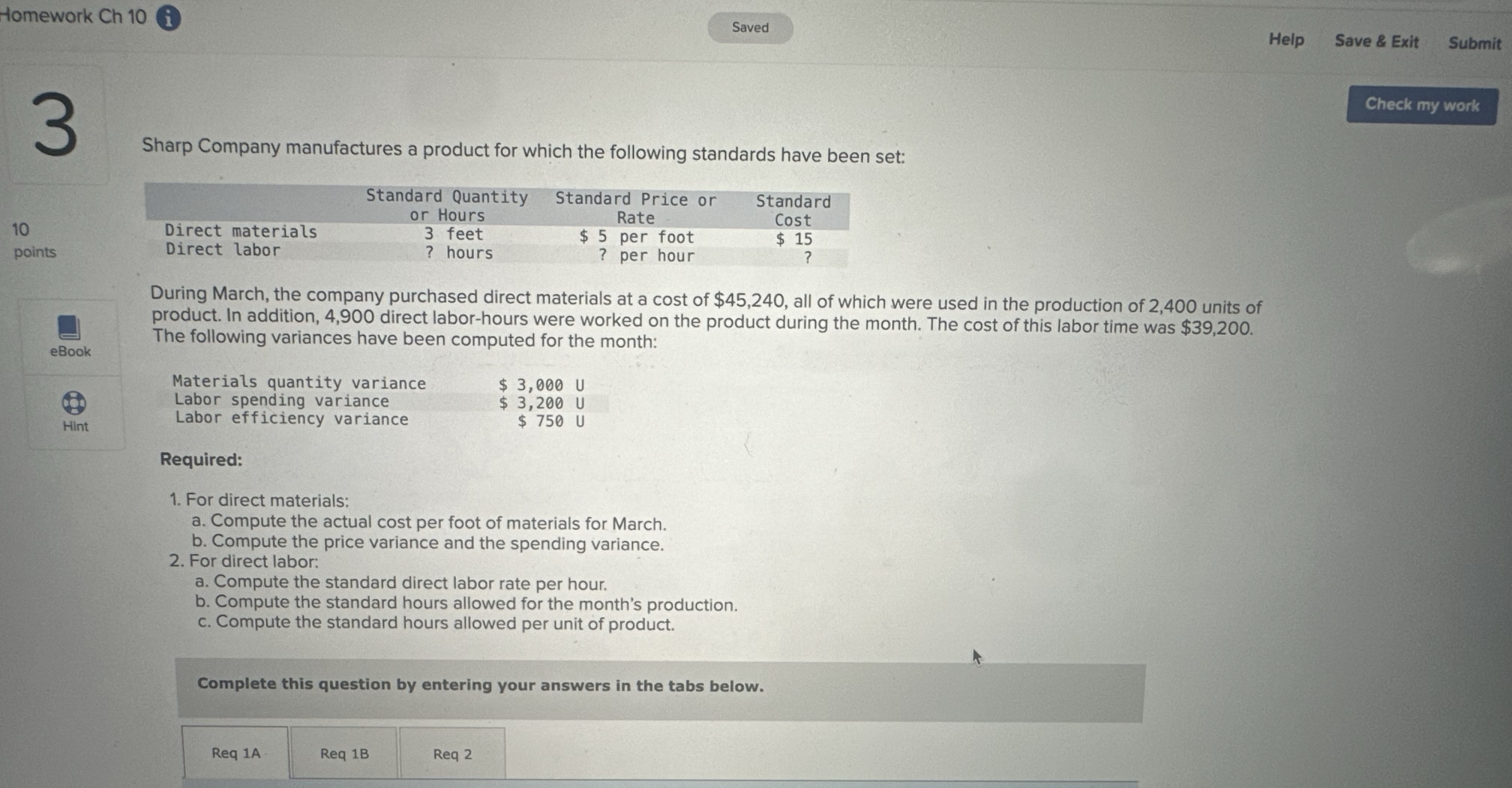 Solved please solve all parts for questions 1 ﻿& 2!! | Chegg.com