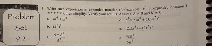 Solved Write each expression in expanded notation (for | Chegg.com