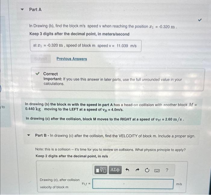 Solved Leaming Goal: SHM and Collision In Drawing (a), a | Chegg.com