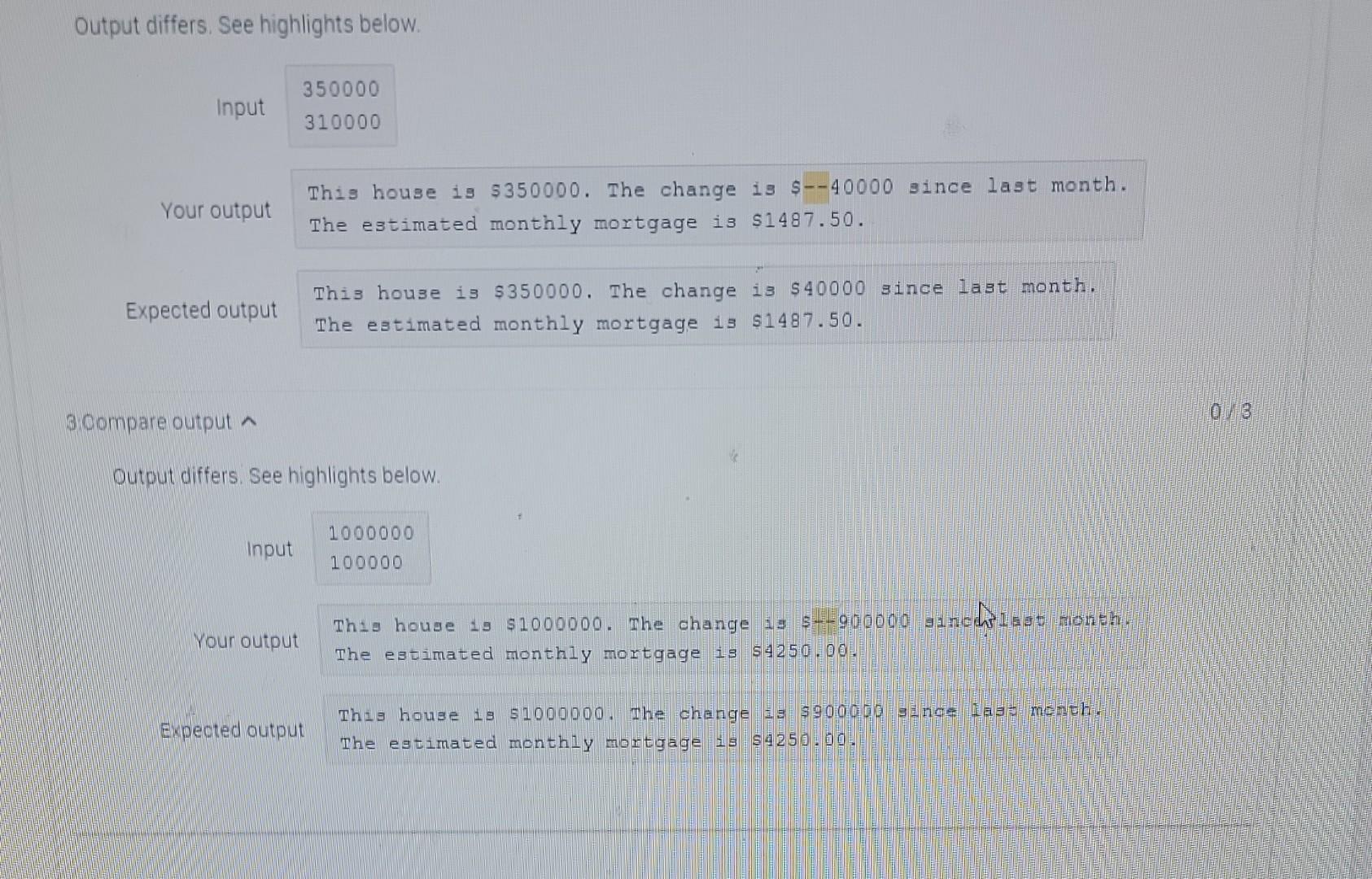 Solved main.py Load default templaOutput differs. See | Chegg.com