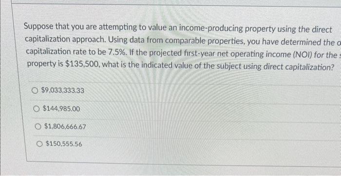 Solved Suppose that you are attempting to value an | Chegg.com